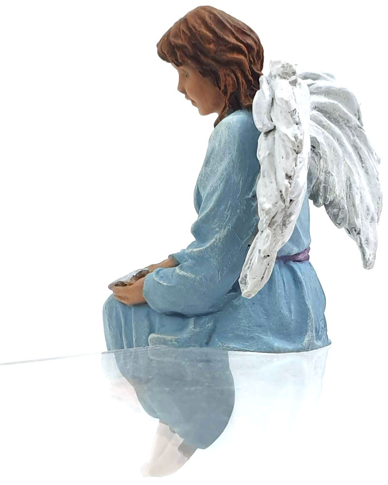 Angel sentado con una estrella