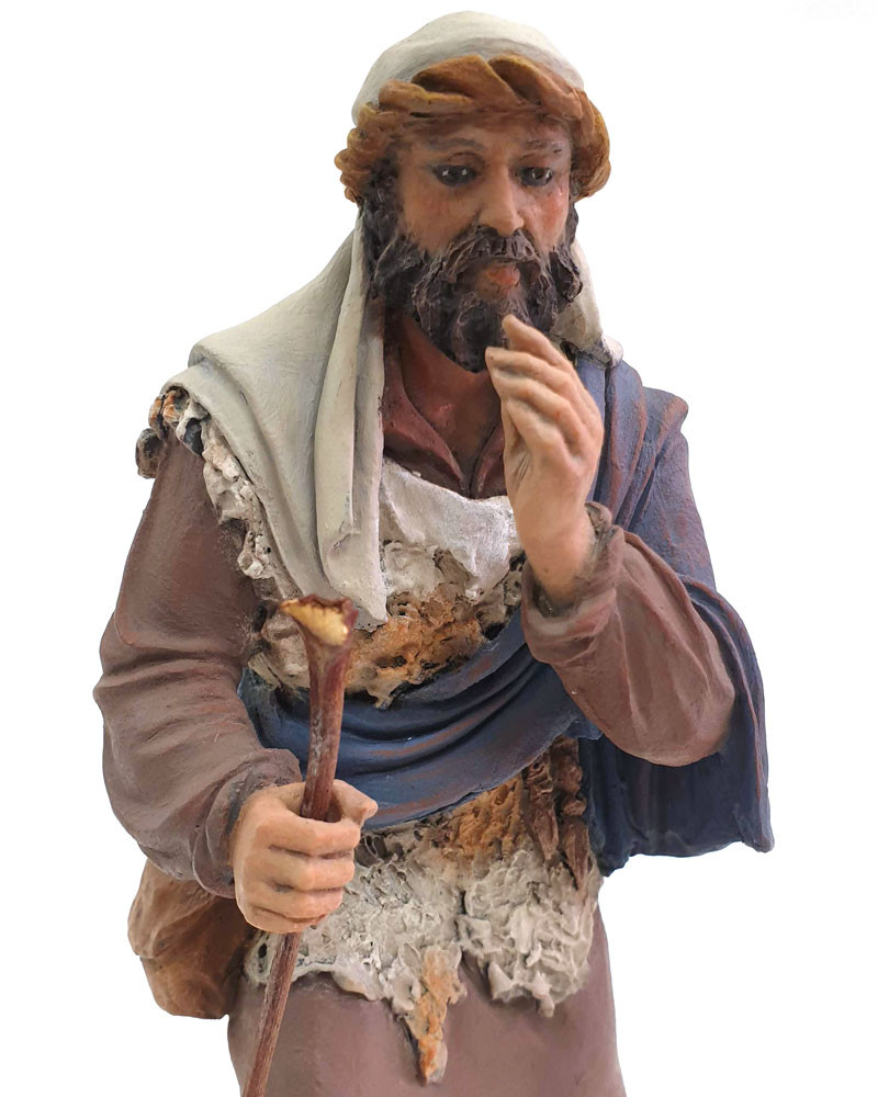 Pastor cuidando el rebaño