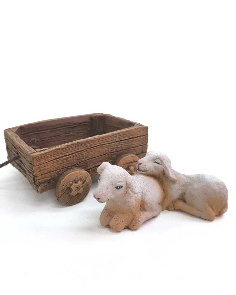 Carrito con corderitos